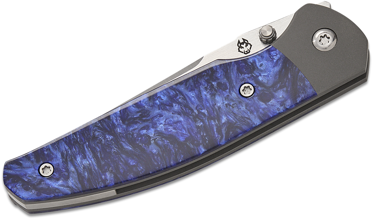 Jack Wolf Knives Chris Ortiz Tango Bolster Lock Front Flipper Knife 3. ...