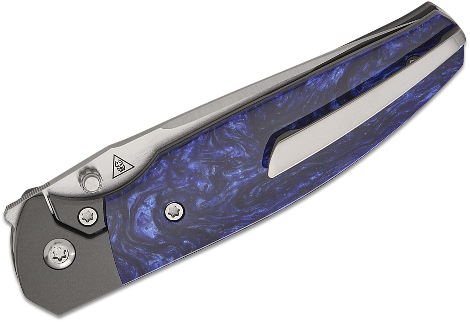 Jack Wolf Knives Chris Ortiz Tango Bolster Lock Front Flipper Knife 3. ...