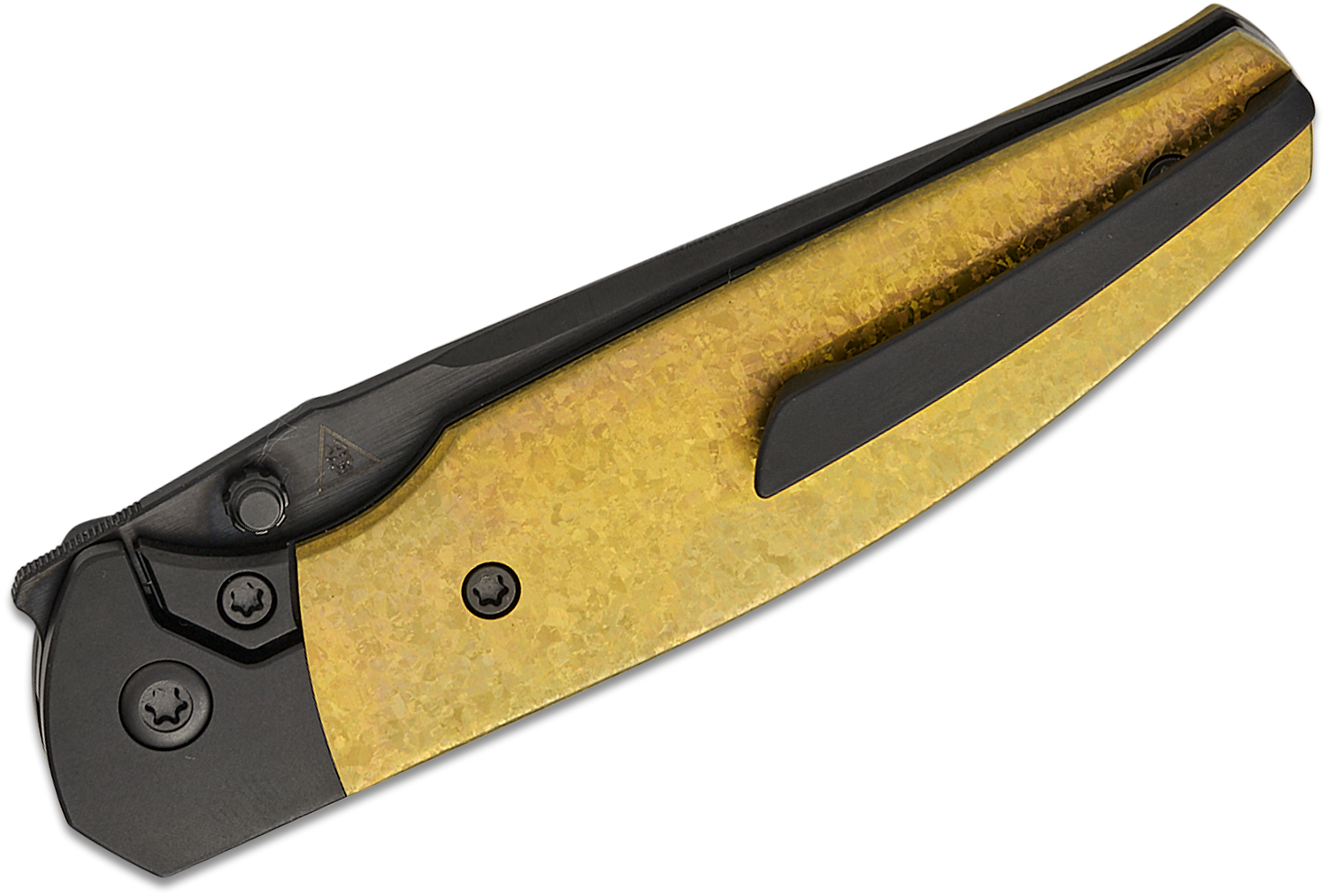 Jack Wolf Knives Chris Ortiz Tango Bolster Lock Front Flipper Knife 3. ...