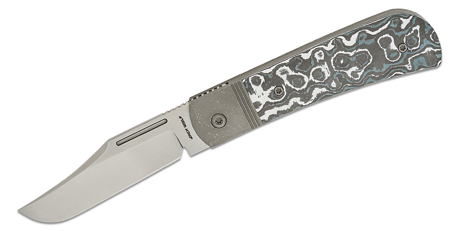 Jack Wolf Knives The Benny Traditional Front Flipper Knife 3.25" CPM ...