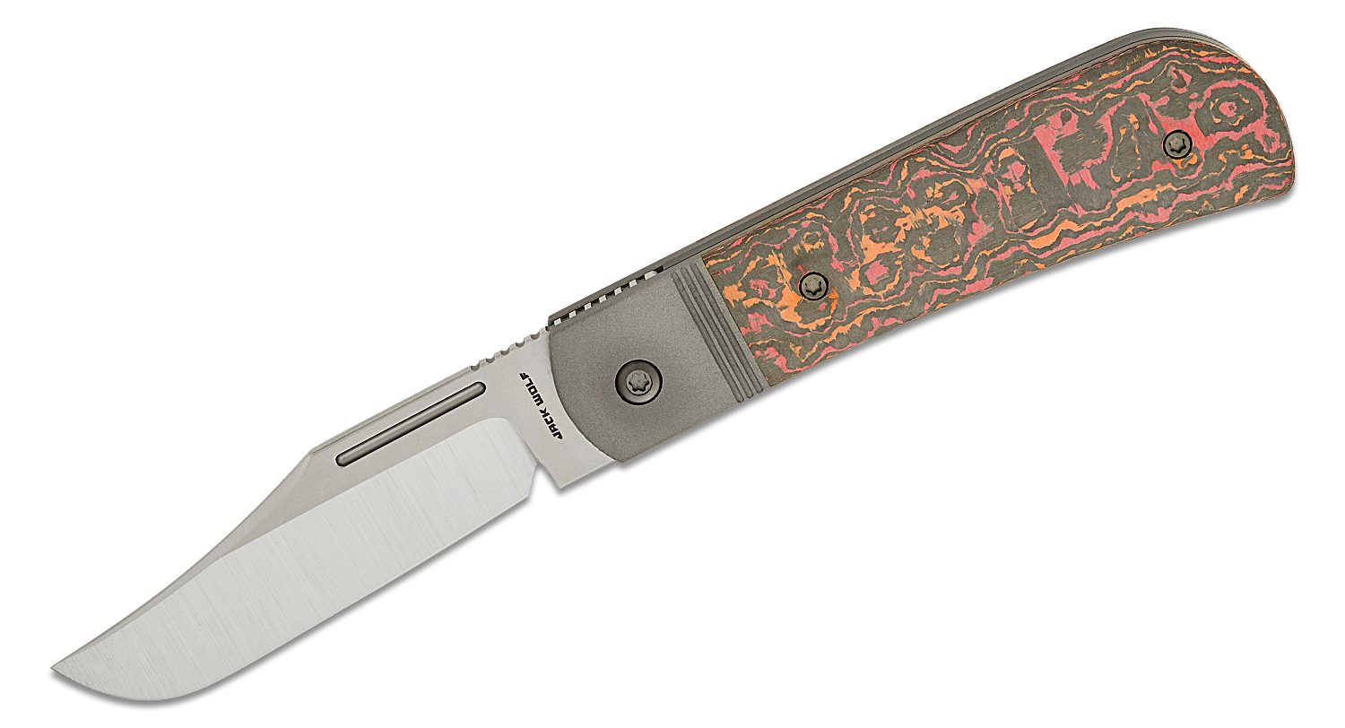 Jack Wolf Knives The Benny Traditional Front Flipper Knife 3.25" CPM ...