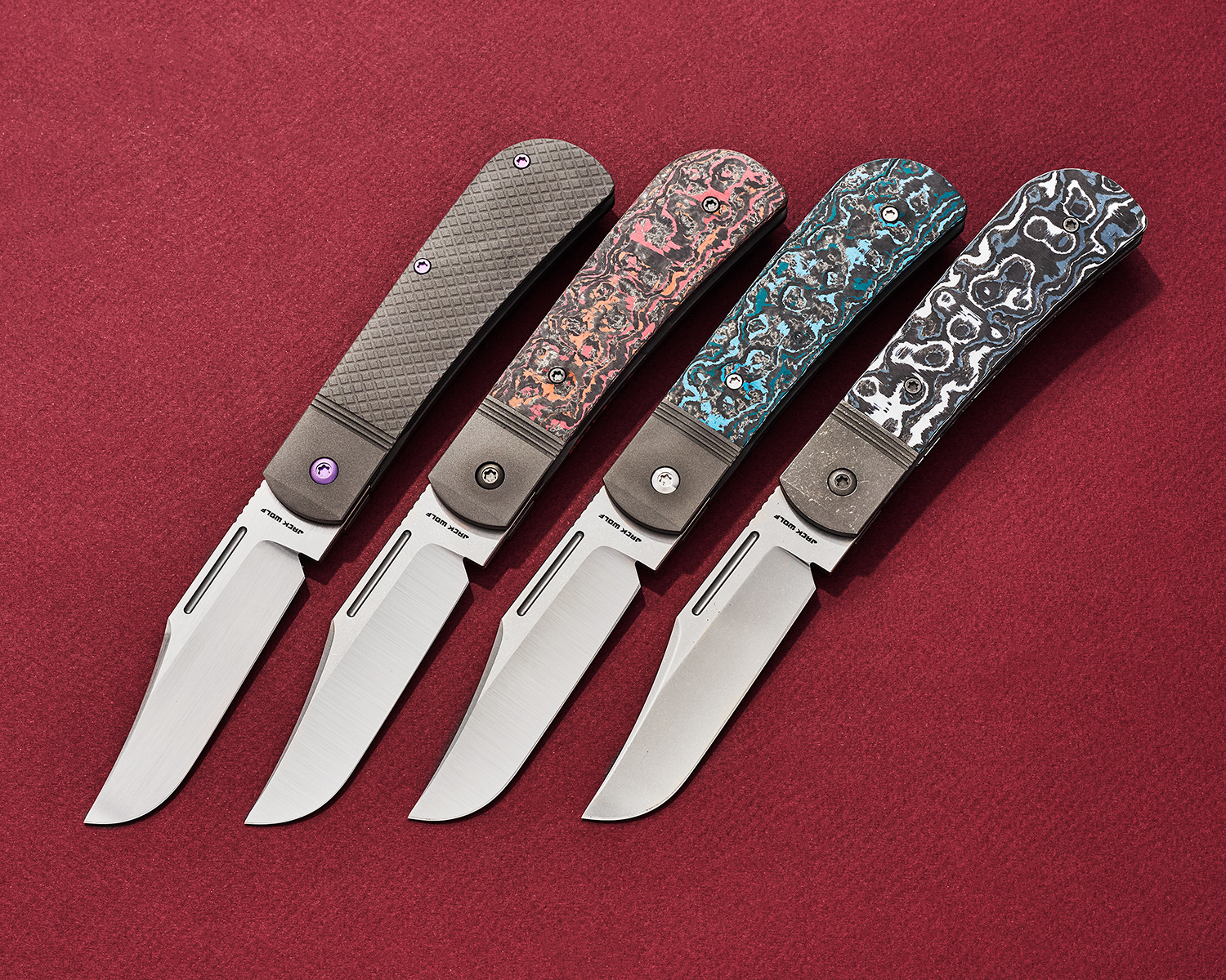 Jack Wolf Knives The Benny Traditional Front Flipper Knife 3.25" CPM ...