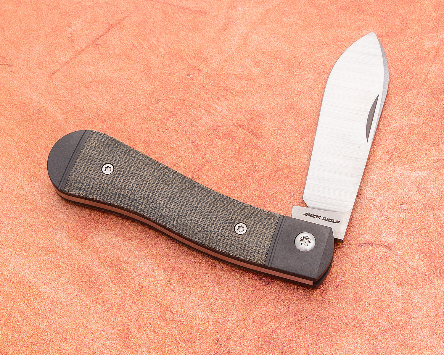 Jack Wolf Knives K9 Jack Traditional Slipjoint Folding Knife 2.86" M390 ...