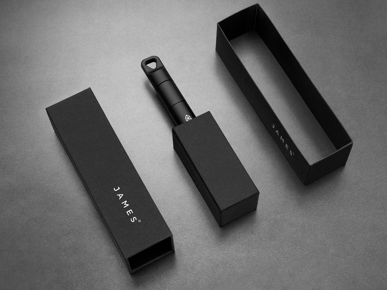 The James Brand Cache River Keychain Screwdriver, Black Aluminium Body ...