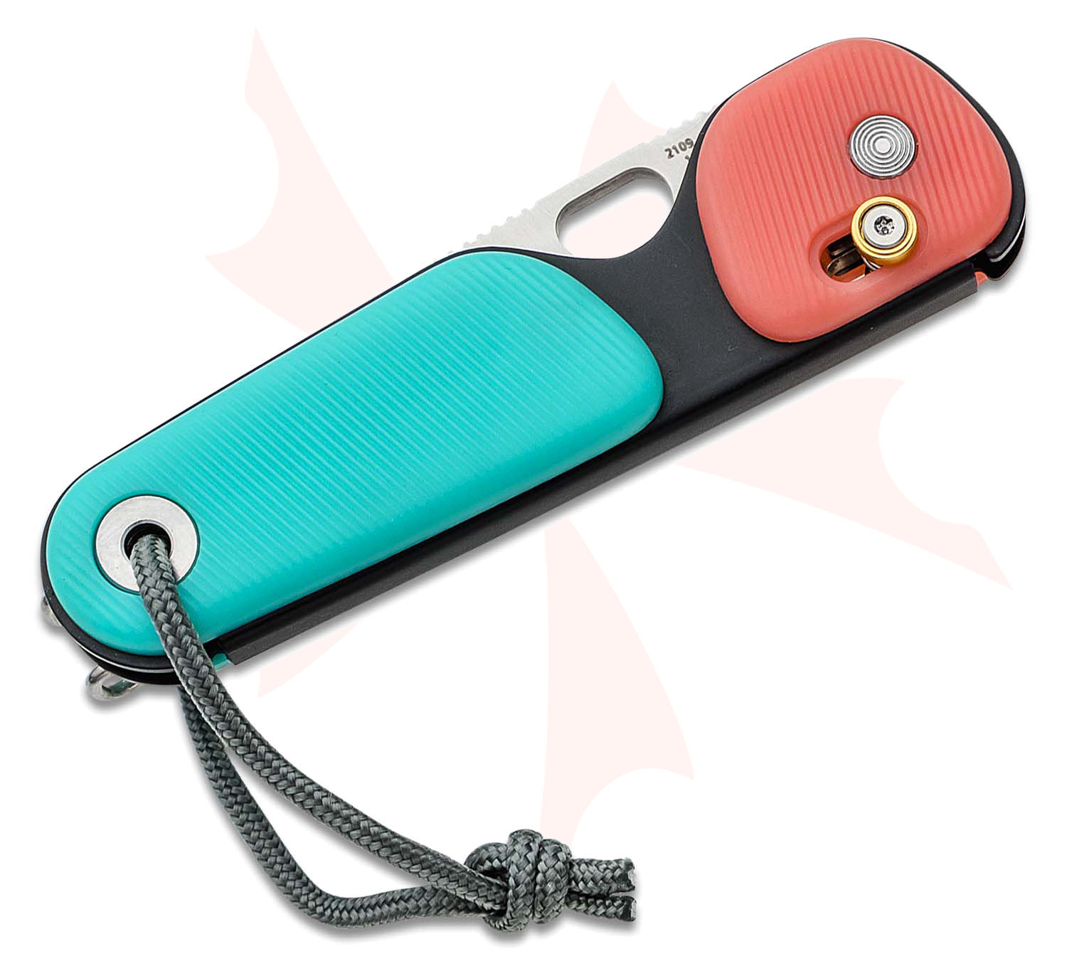 The James Brand Redstone Folding Knife 2.5" Sandvik 12C27 Satin Combo ...