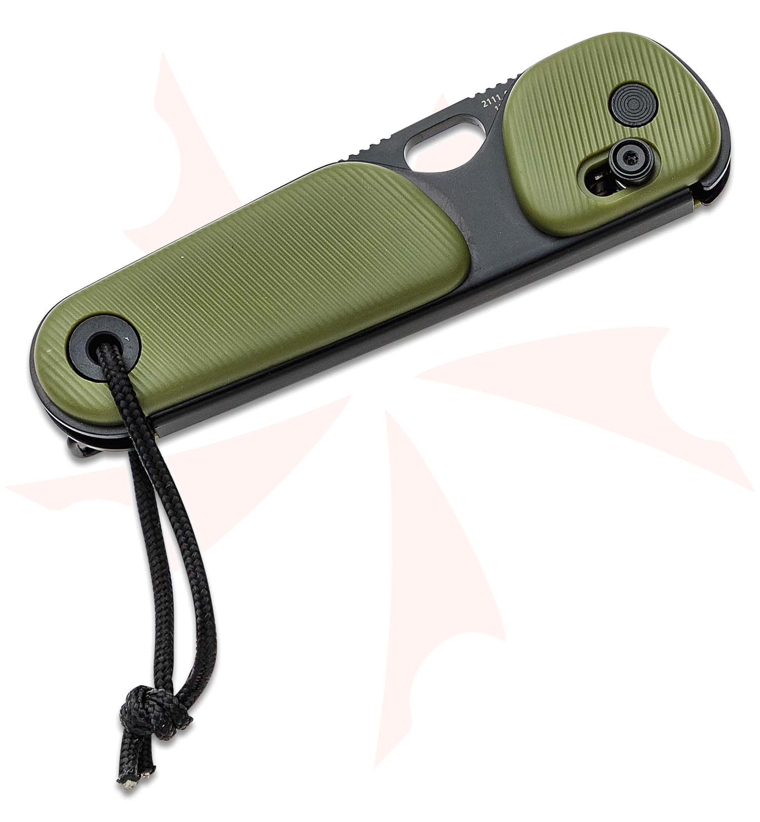 The James Brand Redstone Folding Knife 2.5" Sandvik 12C27 Black Combo ...