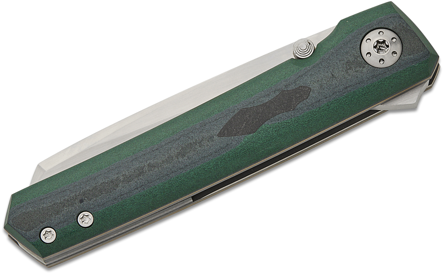 Jared Oeser Custom Hawk Thumb Stud Liner Lock Flipper Knife 3.13" CPM ...