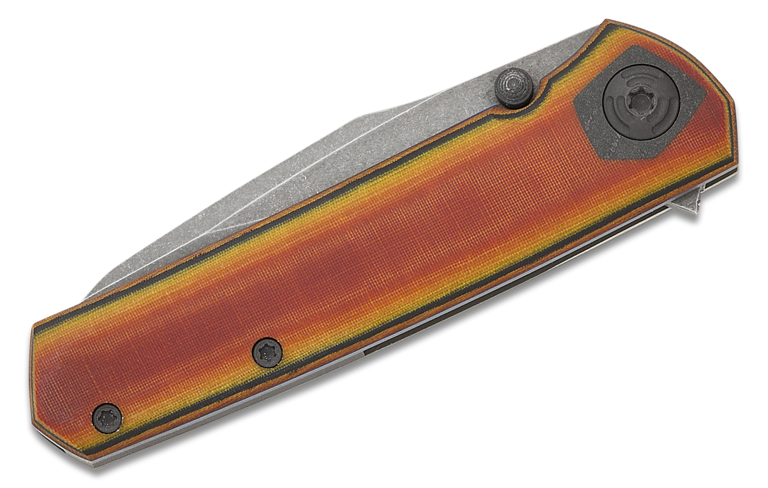 Jared Oeser Custom Mini Nebo Thumb Stud Folding Knife 2.75" AEB-L Acid ...