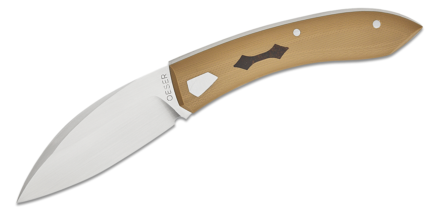 Jared Oeser Custom Shihlin Slipjoint Folding Knife 3" AEB-L Hand Rubbed ...