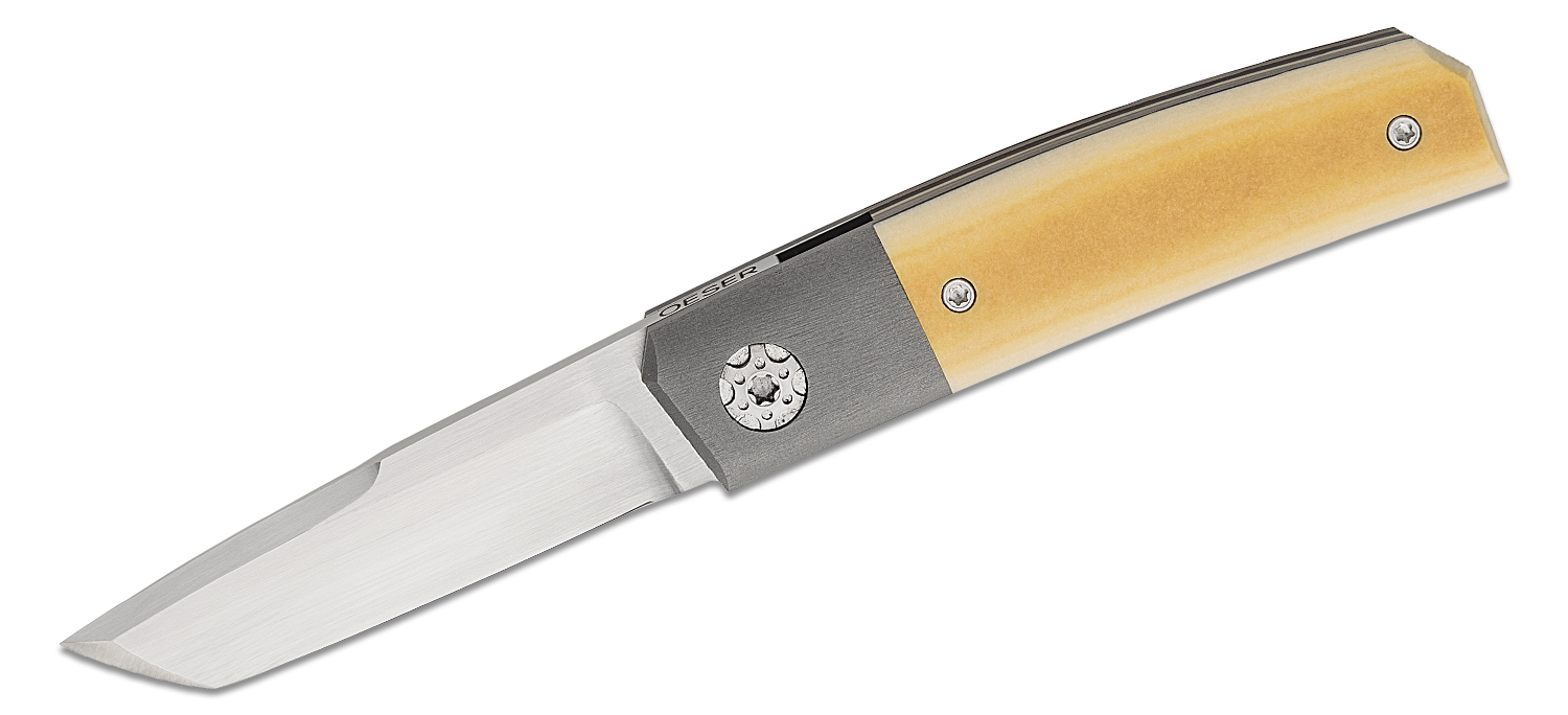 Jared Oeser Custom Tengu MagLock Folding Knife 2.81" Nitro-V Satin ...