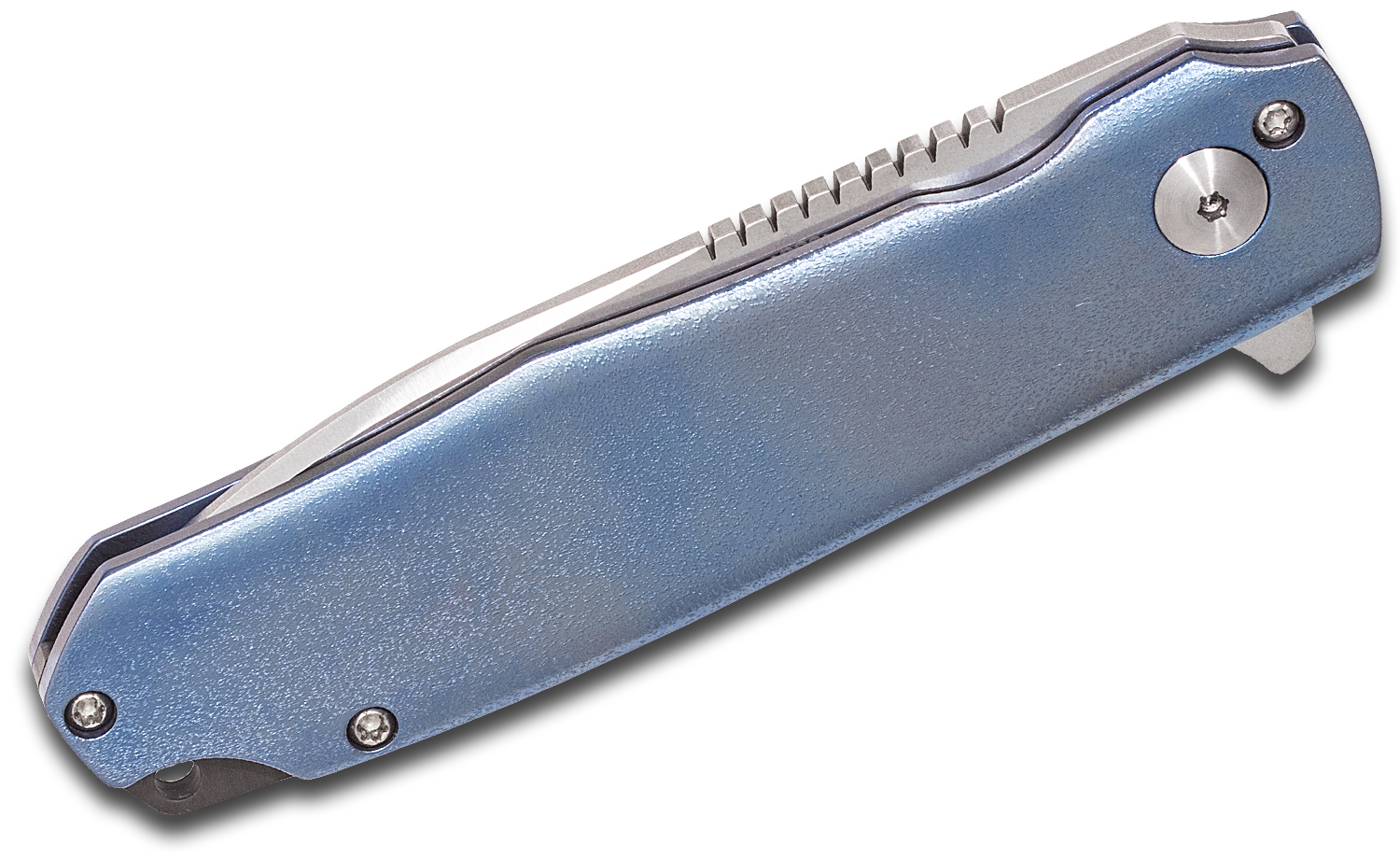 Jesse Jarosz Custom Flare Flipper 3.375" AEB-L Recurve Blade, Blue ...