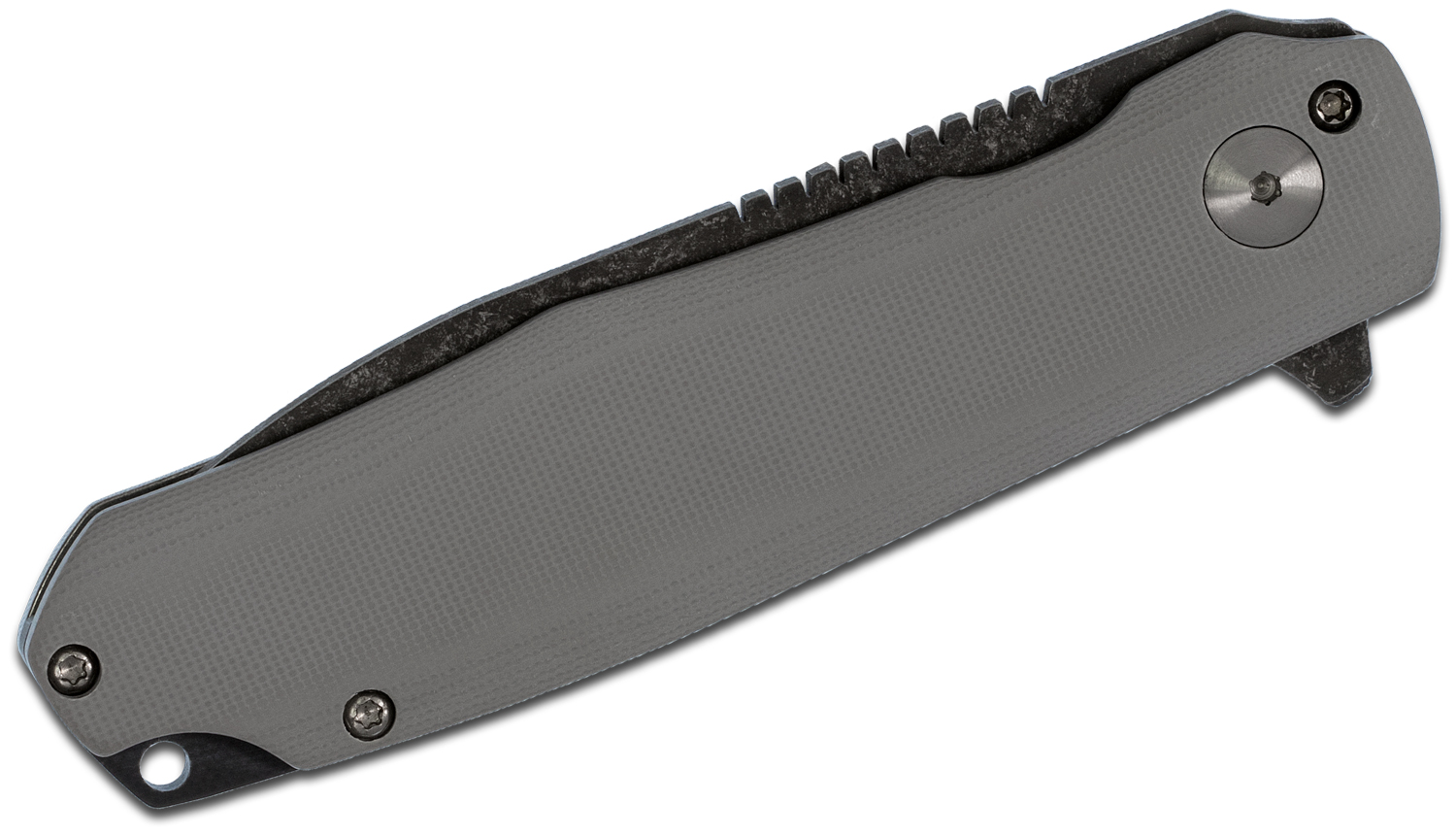Jesse Jarosz Custom Flare Flipper Knife 3.375" AEB-L Recurve Blade ...