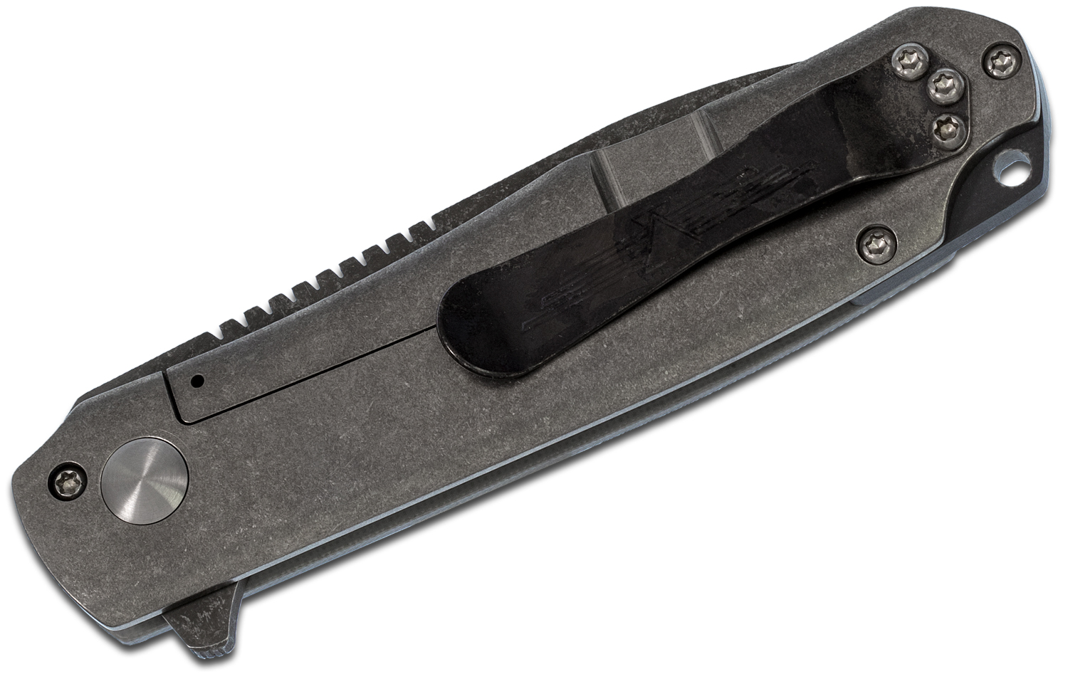Jesse Jarosz Custom Flare Flipper Knife 3.375" AEB-L Recurve Blade ...