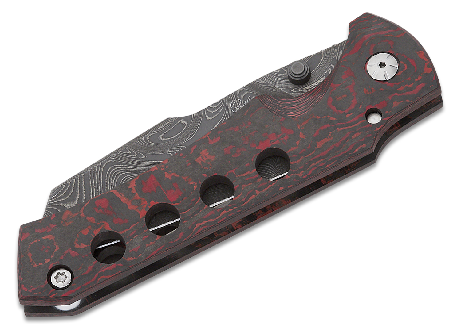 Jason Guthrie Custom Arctic Scout Folding Knife 3.25" Nichols WavePool ...