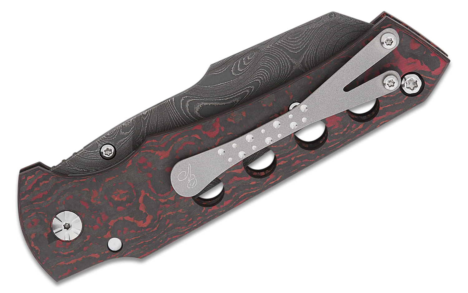 Jason Guthrie Custom Arctic Scout Folding Knife 3.25" Nichols WavePool ...