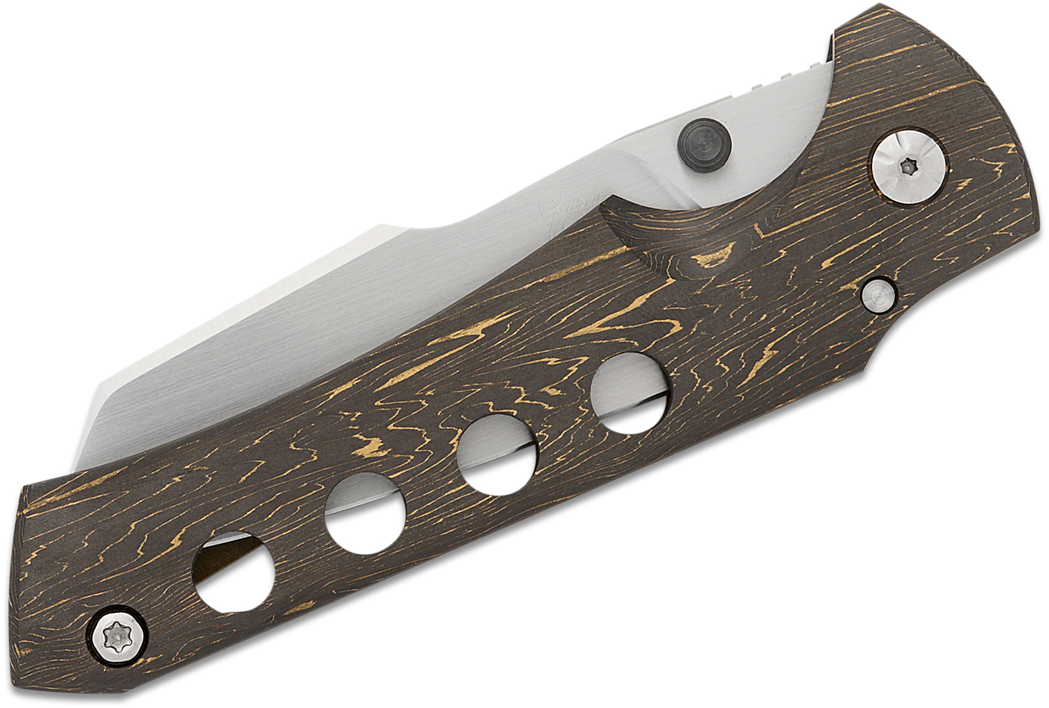 Jason Guthrie Custom Arctic Scout Folding Knife 3.25" RWL-34 Hand ...