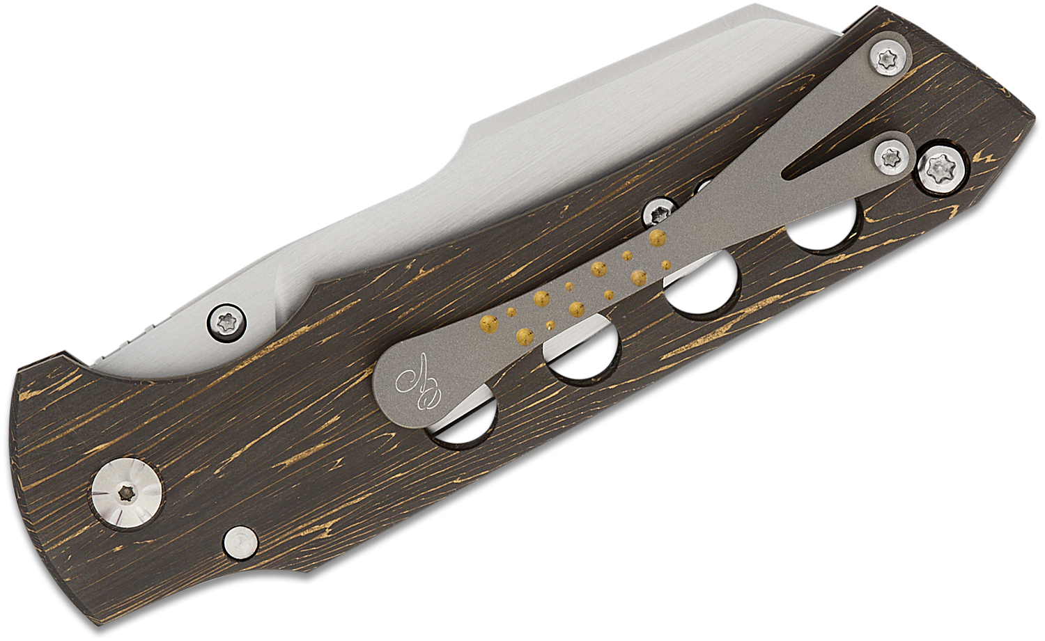 Jason Guthrie Custom Arctic Scout Folding Knife 3.25" RWL-34 Hand ...