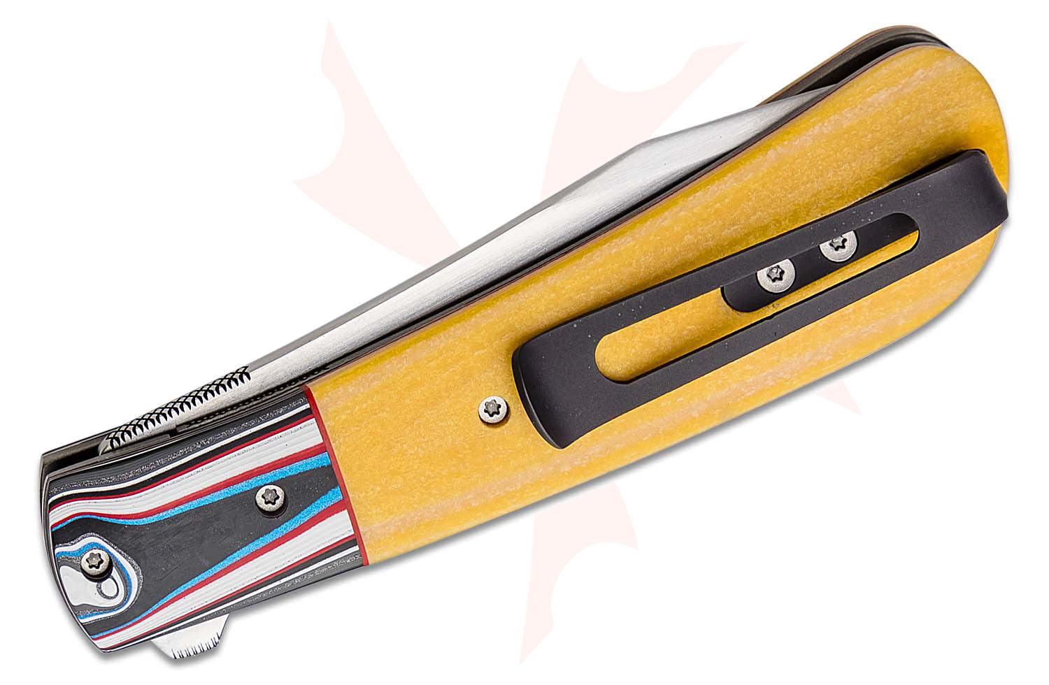 Jason Clark Custom Moose Skinner Flipper Knife 3" CTS-XHP Hand Rubbed ...