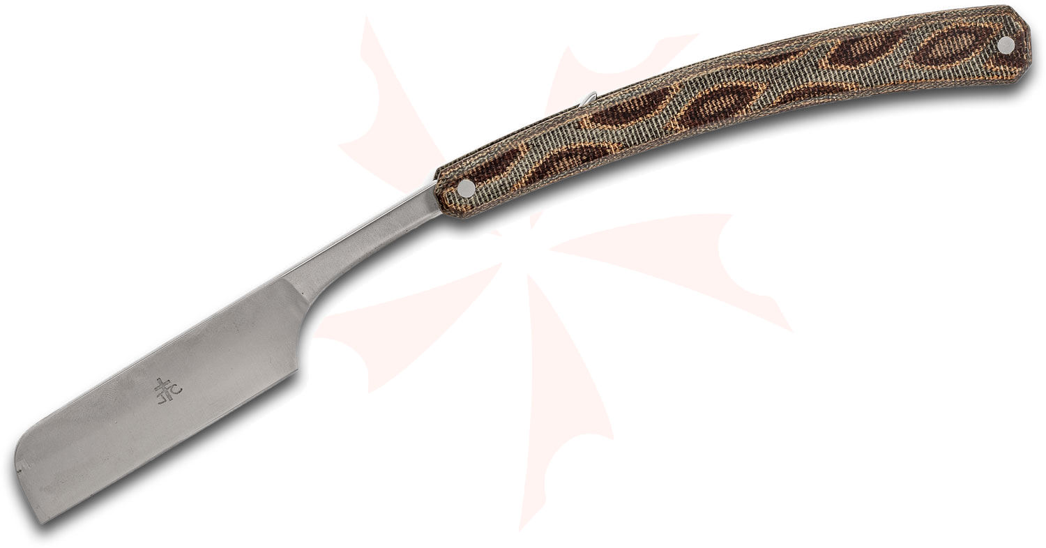 Jason Clark Custom Straight Razor 6/8" O-1 Tool Steel Blade, Snakeskin ...