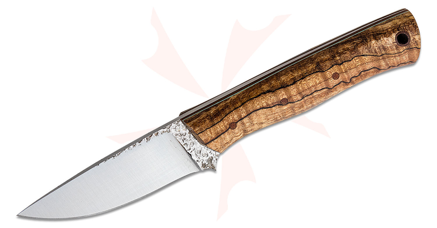 JB Knifeworks Luke Berry Custom Fixed Blade 3.375" 80CrV2 Tapered Tang ...