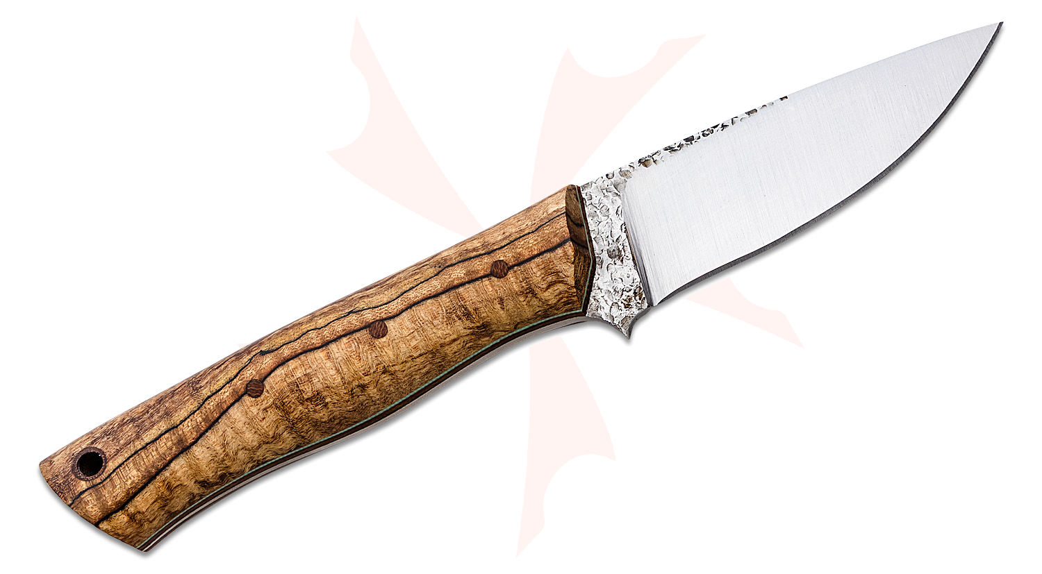 JB Knifeworks Luke Berry Custom Fixed Blade 3.375" 80CrV2 Tapered Tang ...