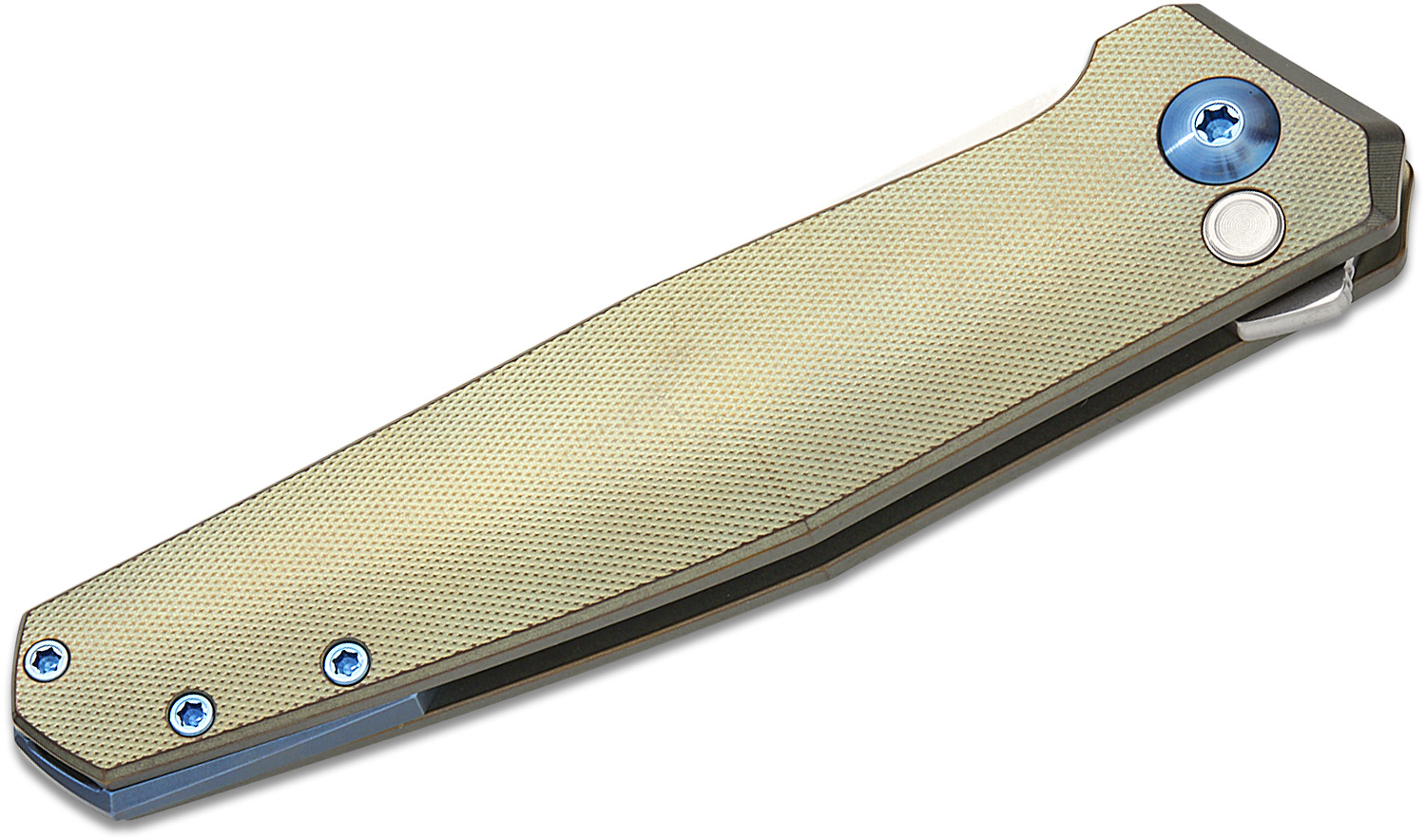 Anso of Denmark TOKO Button Lock Flipper Knife 3.375" RWL-34 ...