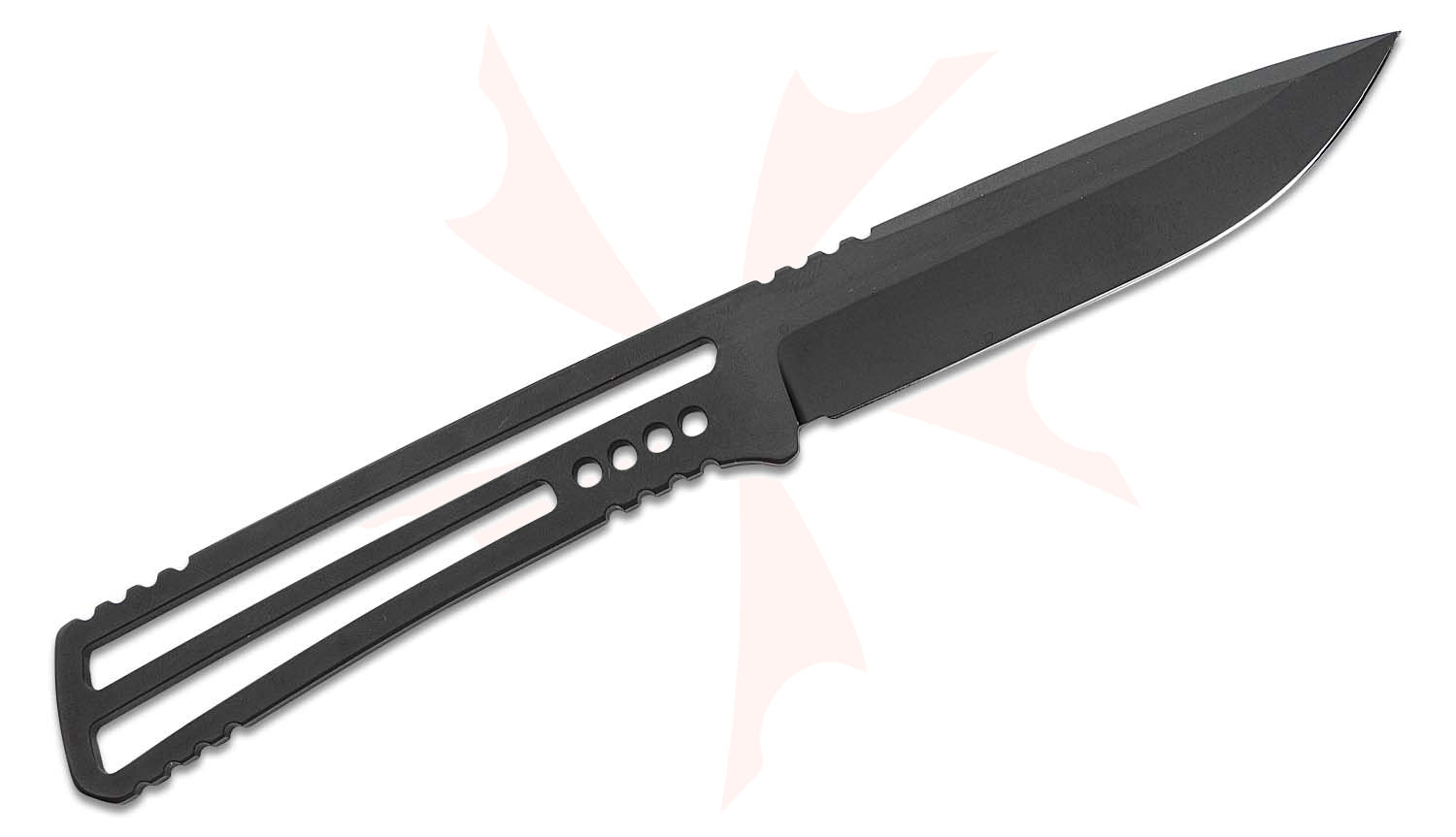 Jesse Jarosz Custom Shadow Fixed Blade Knife 3.75" AEB-L Black Cerakote ...
