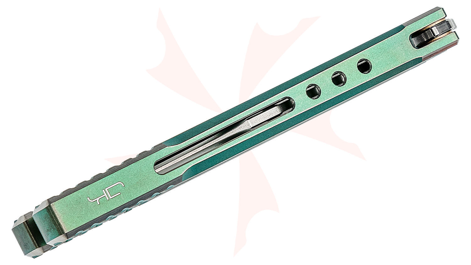 JK Designs Custom Orca #061 Butterfly Knife 4.5" S35VN Low Polished ...