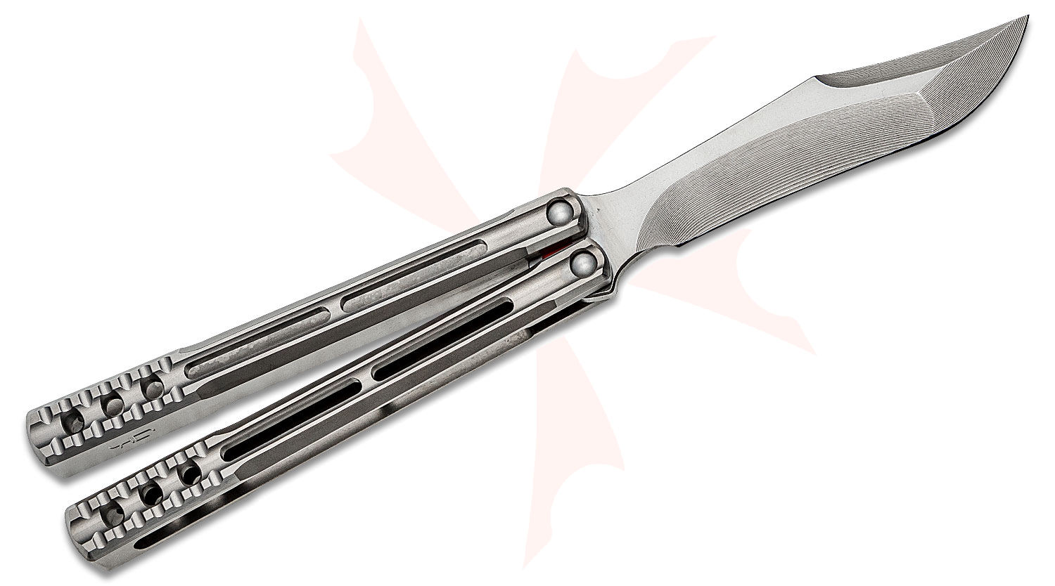 JK Designs Custom Orca #081 Butterfly Knife 4.5" S35VN Low Polished ...