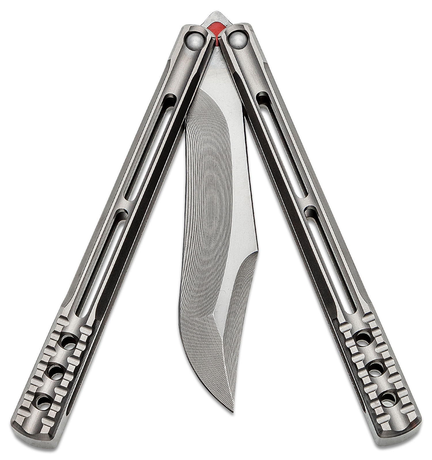 JK Designs Custom Orca #081 Butterfly Knife 4.5" S35VN Low Polished ...