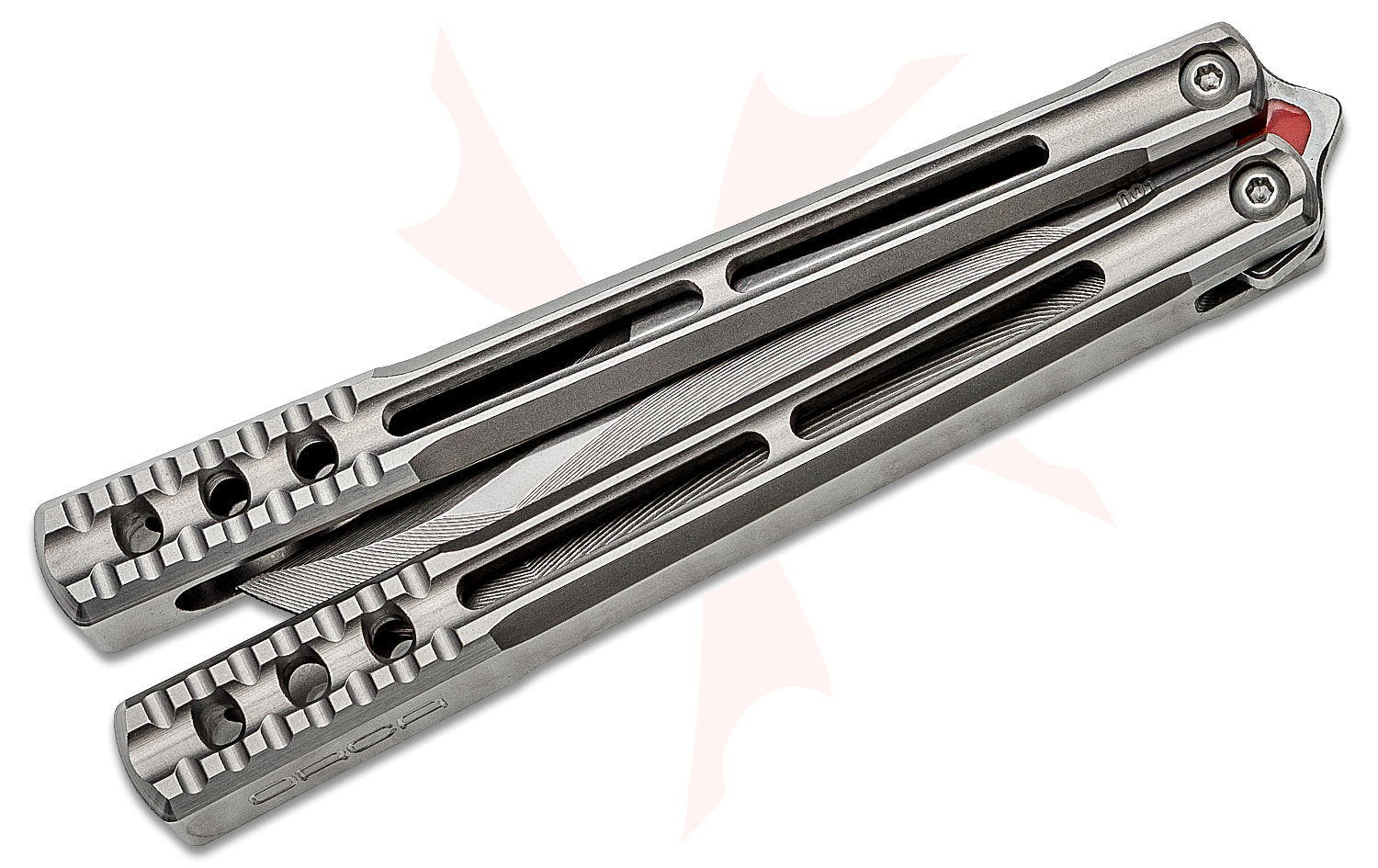 JK Designs Custom Orca #081 Butterfly Knife 4.5" S35VN Low Polished ...