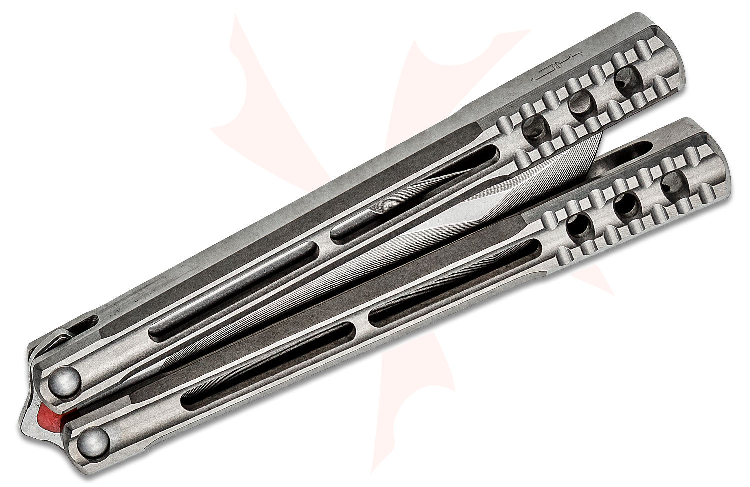 JK Designs Custom Orca #081 Butterfly Knife 4.5" S35VN Low Polished ...