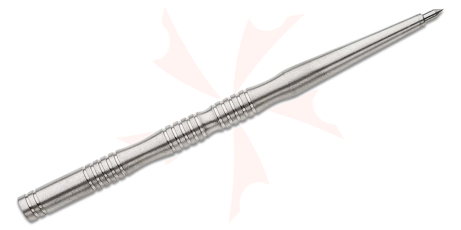 John Gray Satin Titanium Scribe Spike, 6.75" Overall, Kydex Sheath ...