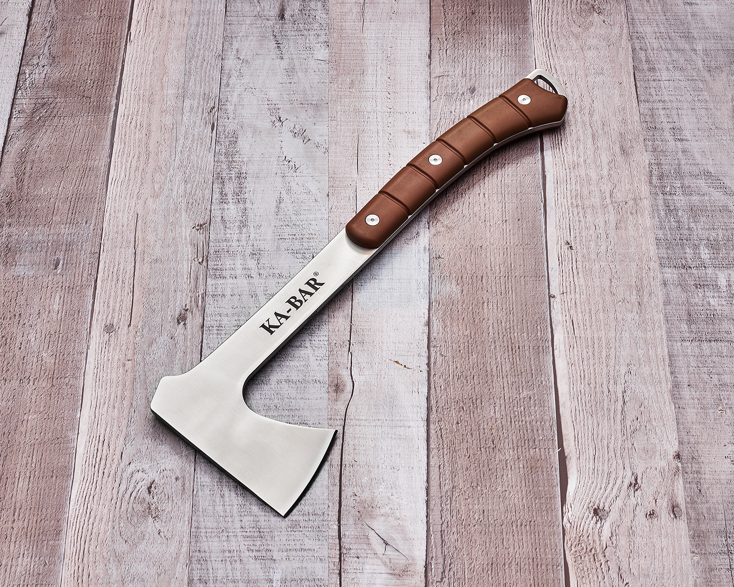 KA-BAR Knives Hatchet Hawk 16" Overall, Brown TPR Handles, Polyester ...