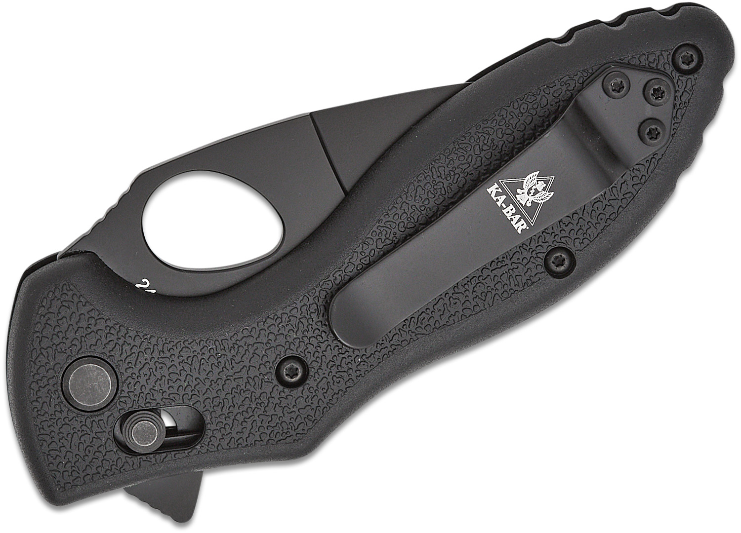 KA-BAR 2490 TDI Law Enforcement Crossbar Lock Flipper Knife 3" AUS-8 ...