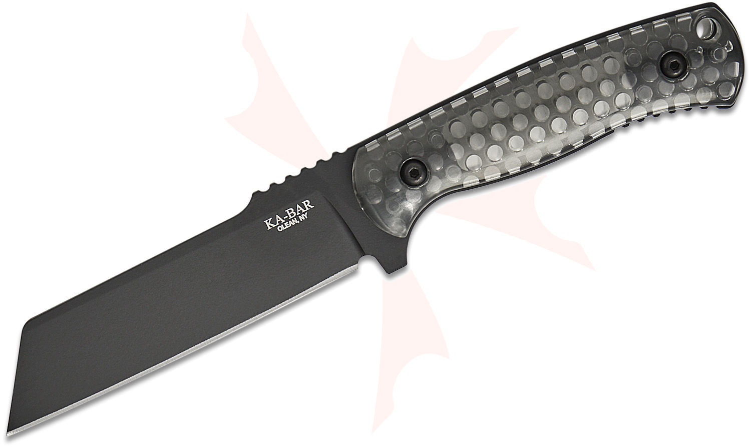 KA-BAR Les George Cool Name Fixed Blade 4.625" 1095 Cro-Van Black ...