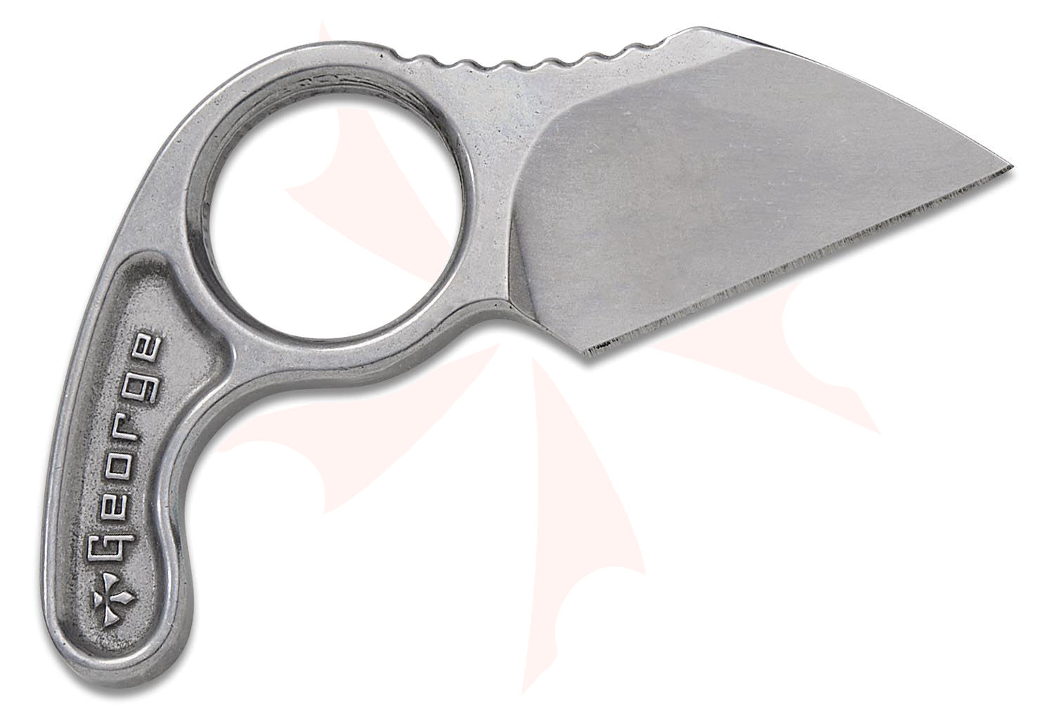 KA-BAR 7704 George Roscoe Forged Fixed Blade Knife 1.8" Wharncliffe ...