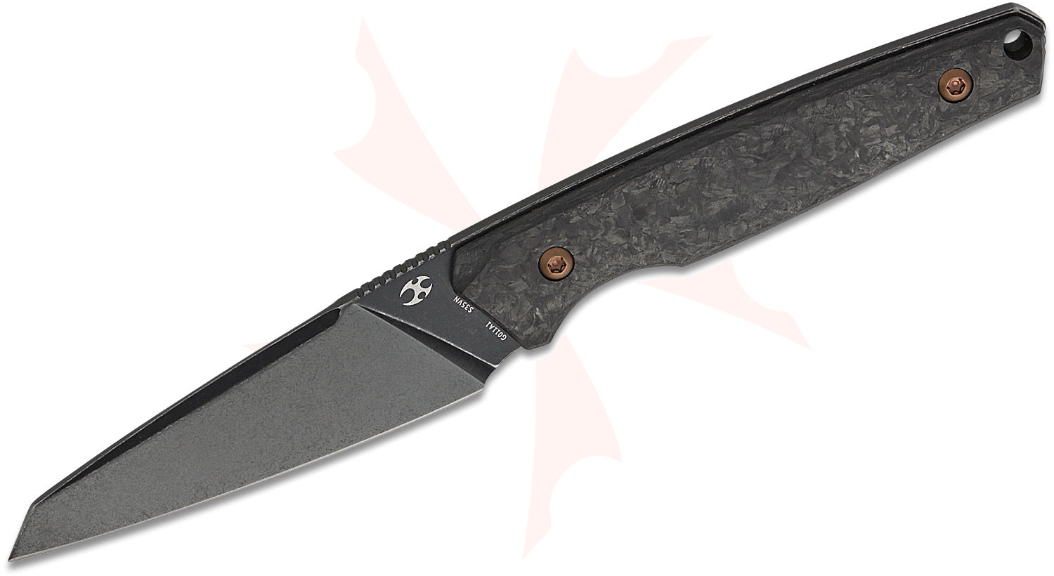 Kansept Knives Jonathan Styles Parr Fixed Blade Knife 2.87" CPM-S35VN ...