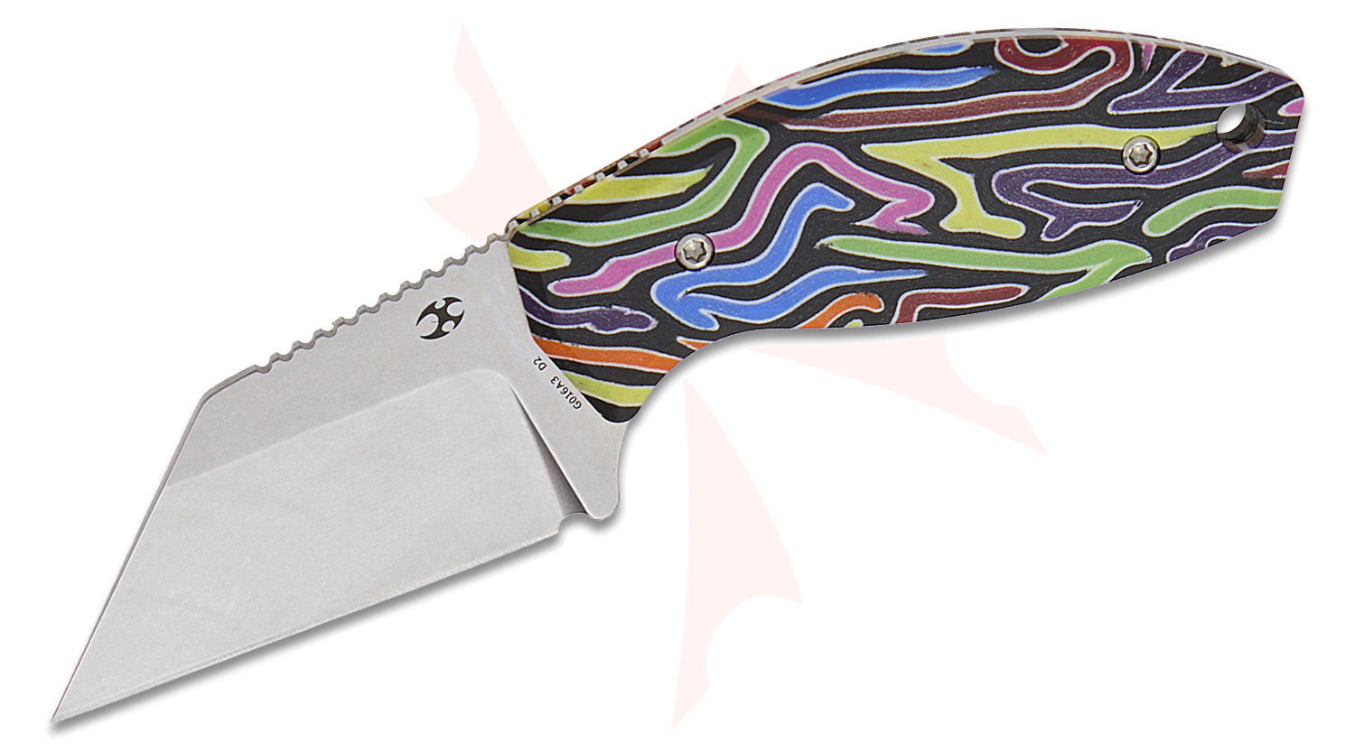 Kansept Knives Dirk Pinkerton Siafu Fixed Blade Knife 2.41" D2 ...