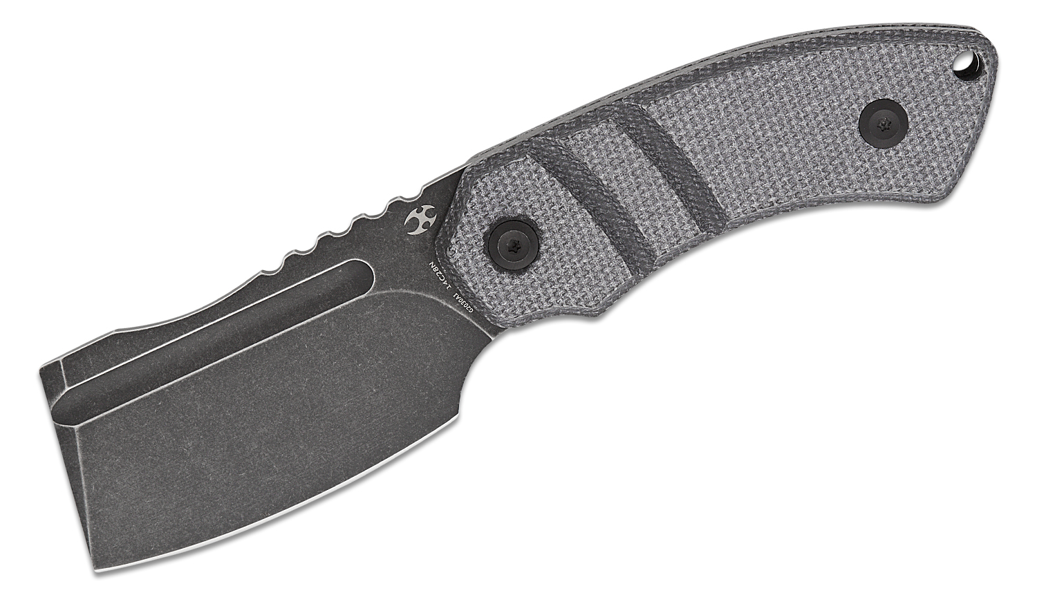 Kansept Knives Korvid S Fixed Blade Knife 2.90" 14C28N Black ...