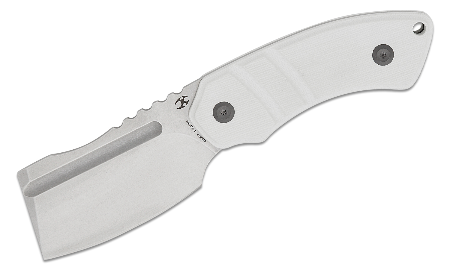 Kansept Knives Korvid S Fixed Blade Knife 2.90" 14C28N Stonewashed ...