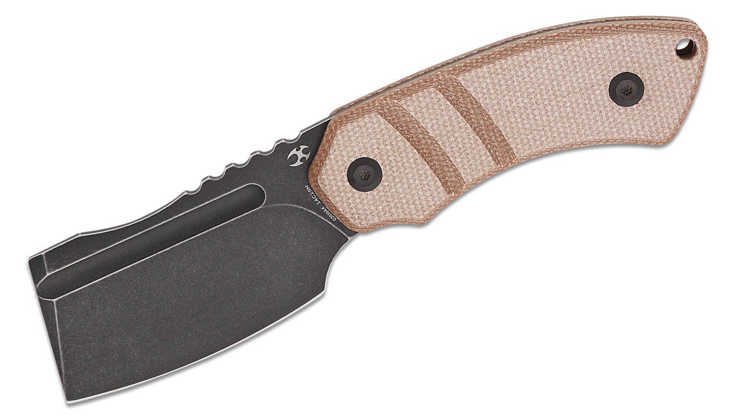 Kansept Knives Korvid S Fixed Blade Knife 2.90" 14C28N Black ...