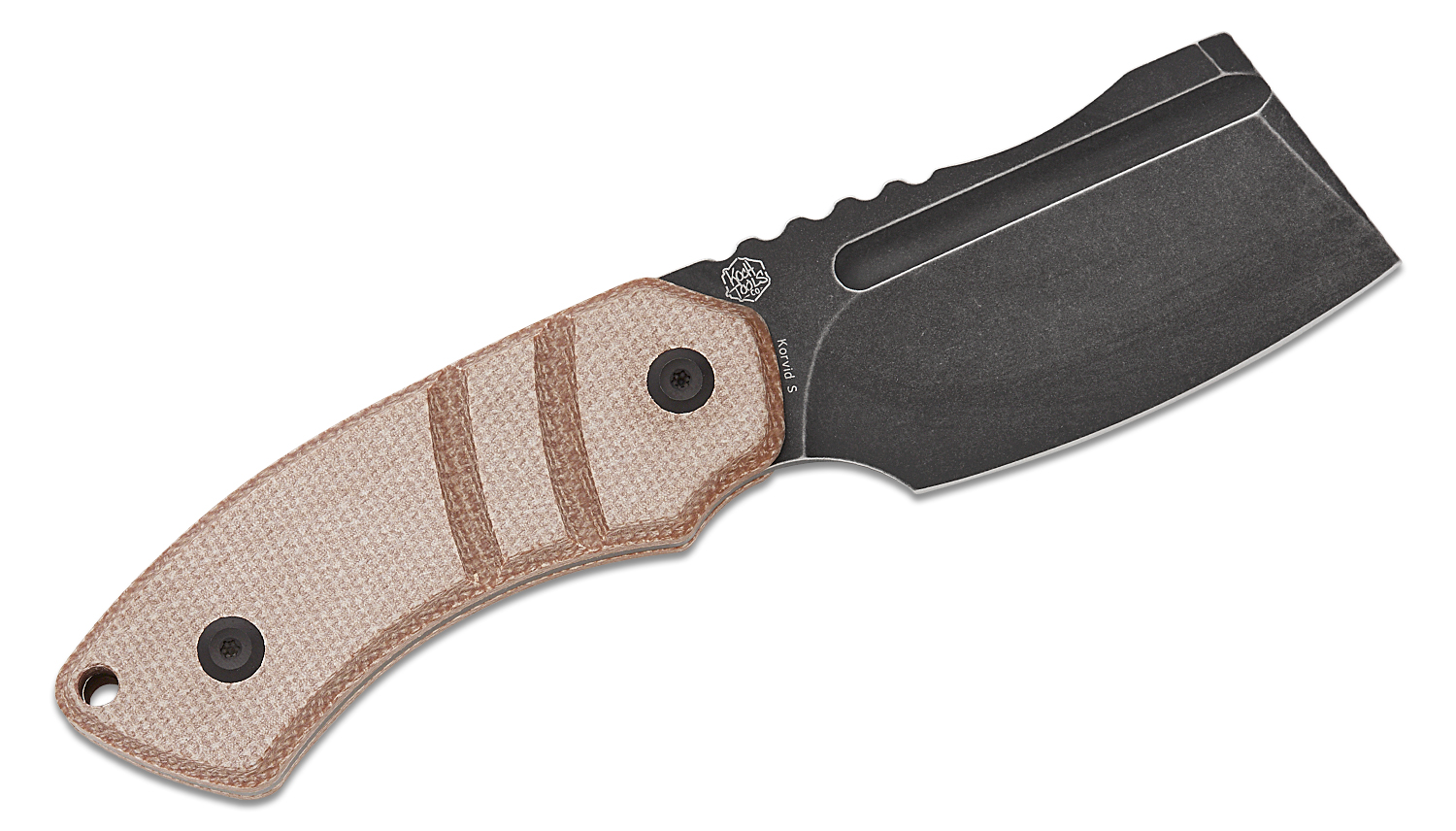 Kansept Knives Korvid S Fixed Blade Knife 2.90" 14C28N Black ...