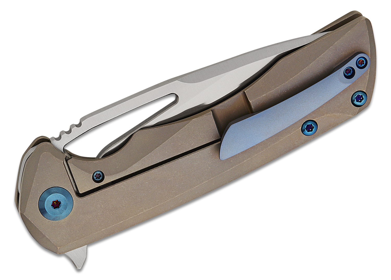 Kansept Knives Kryo Frame Lock Flipper Knife 3.58" S35VN Satin Drop ...