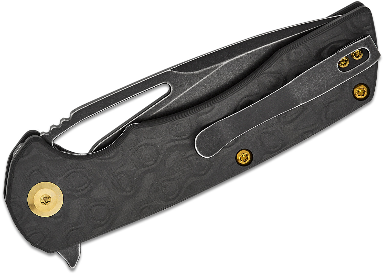 Kansept Knives Kryo Liner Lock Flipper Knife 3.58" S35VN Black ...
