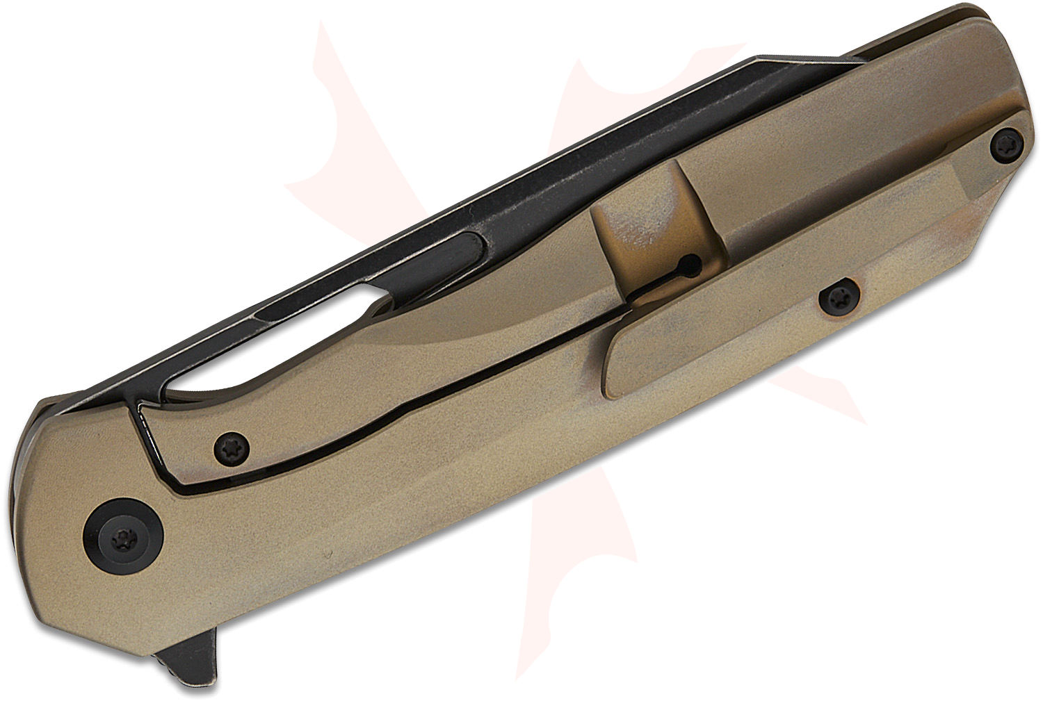 Kansept Knives Shard Flipper Knife 3.5" CPM-S35VN Black Stonewashed ...