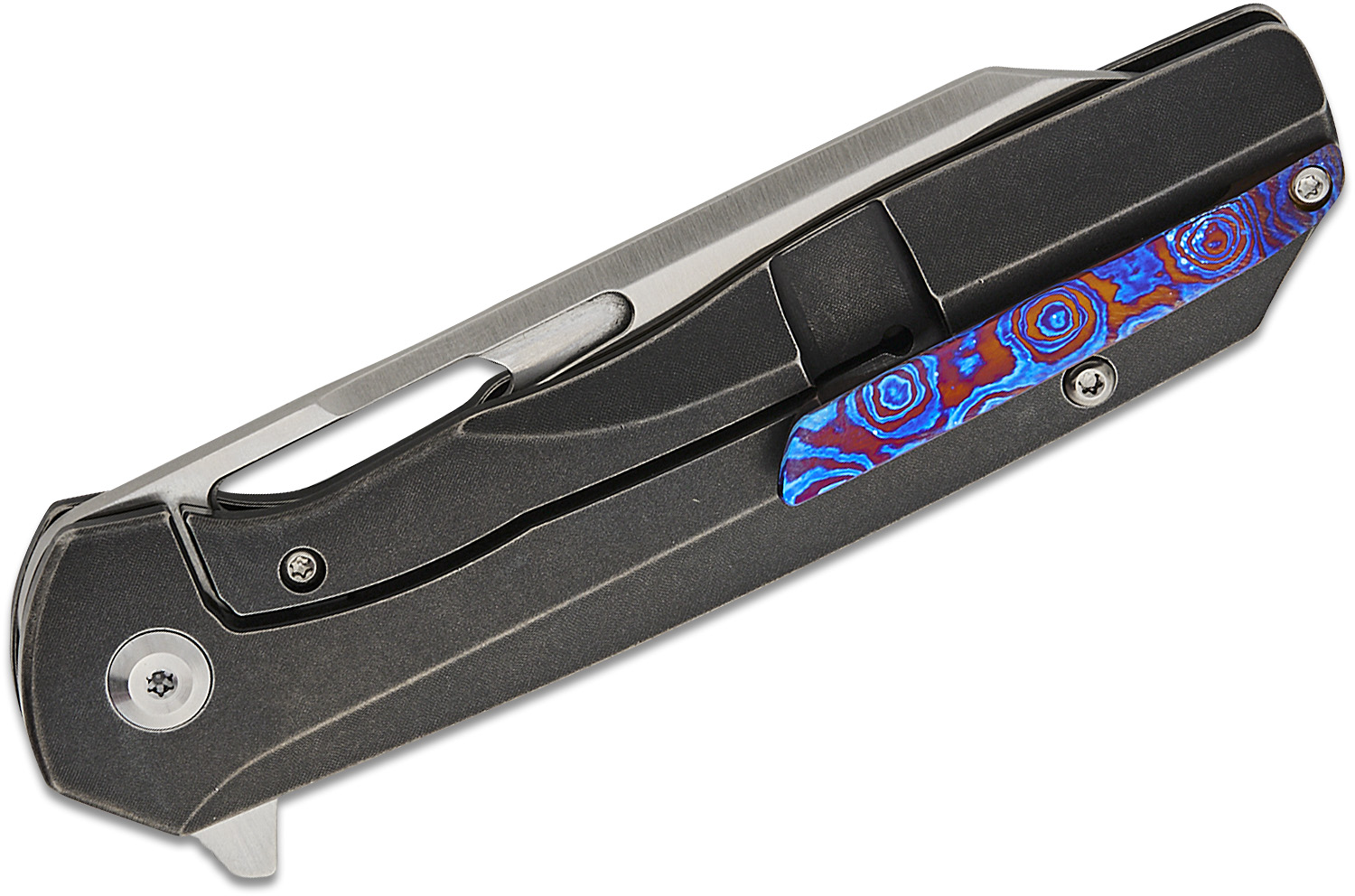 Kansept Knives Shard Flipper Knife 3.5" CPM-S35VN Satin Reverse Tanto ...