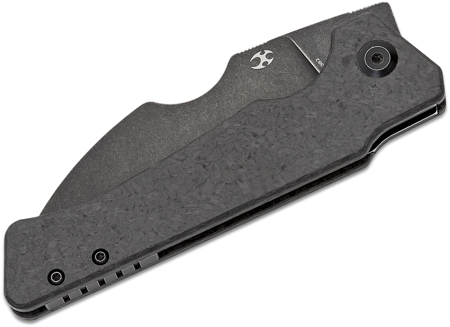 Kansept Knives Nick Rogers Egress Liner Lock Front Flipper Knife 3.47" S35VN Black Stonewashed ...