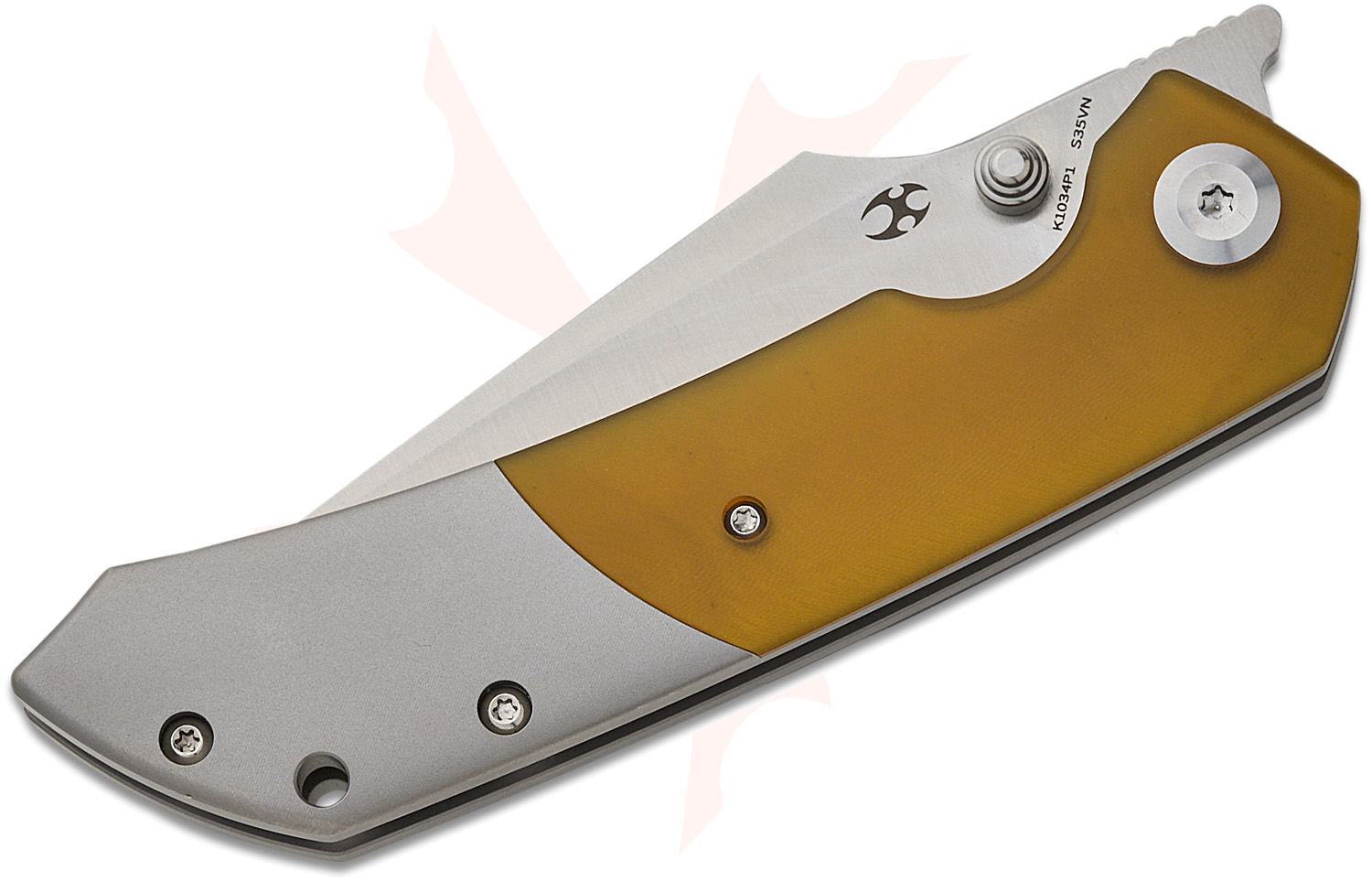 Kansept Knives Fenrir Liner Lock Front Flipper 3.48" CPM-S35VN Satin ...