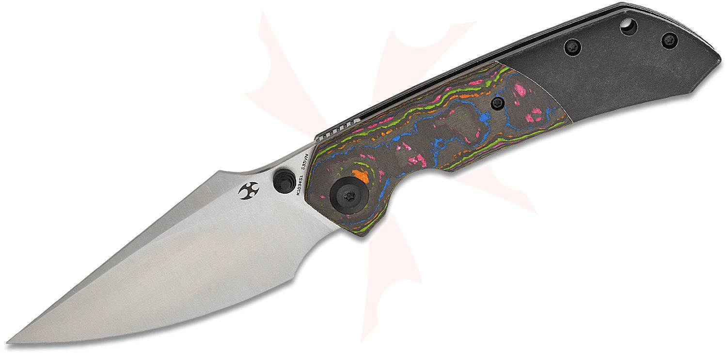 Kansept Knives Fenrir Liner Lock Front Flipper 3.48" CPM-S35VN Satin ...